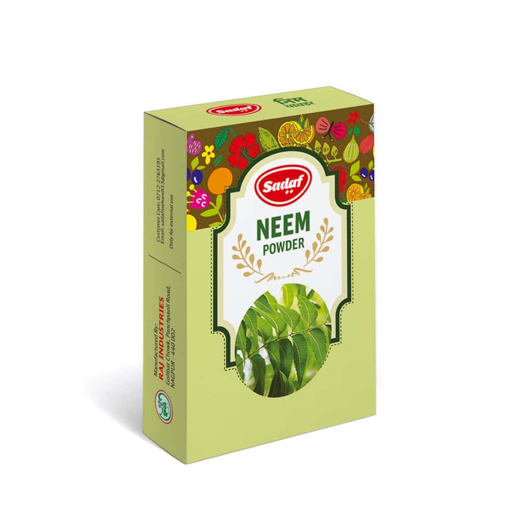 Sadaf 100% Natural Neem Powder (Azadirachta indica) - Sadaf®